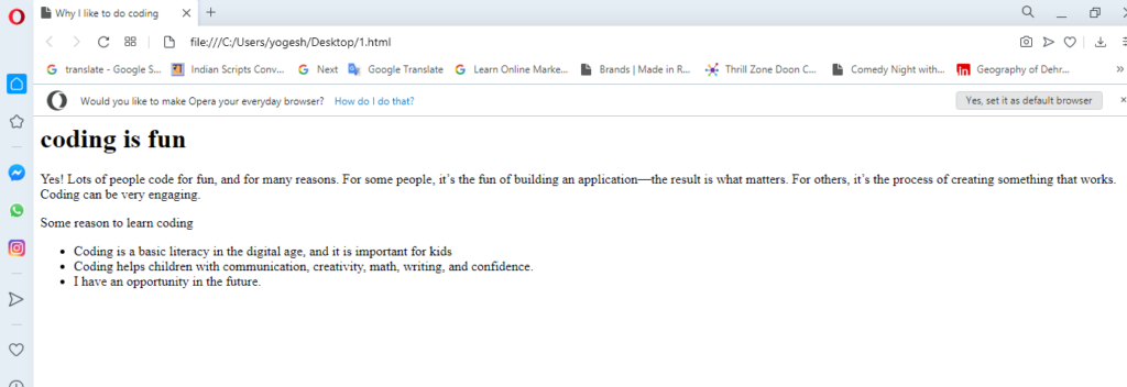 Html Coding For Kids Chapter 1 Basic Concept
