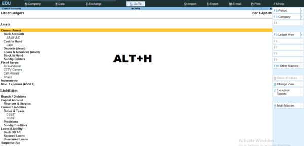 how-to-create-multiple-ledger-in-tally-prime