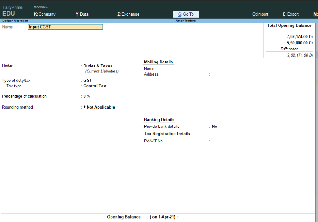 Complete Tally Prime Tutorial On Trading Organization With GST