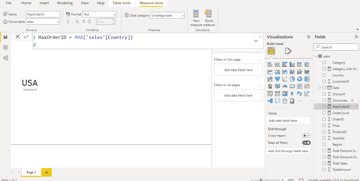 20 DAX function in Power Bi to get insight