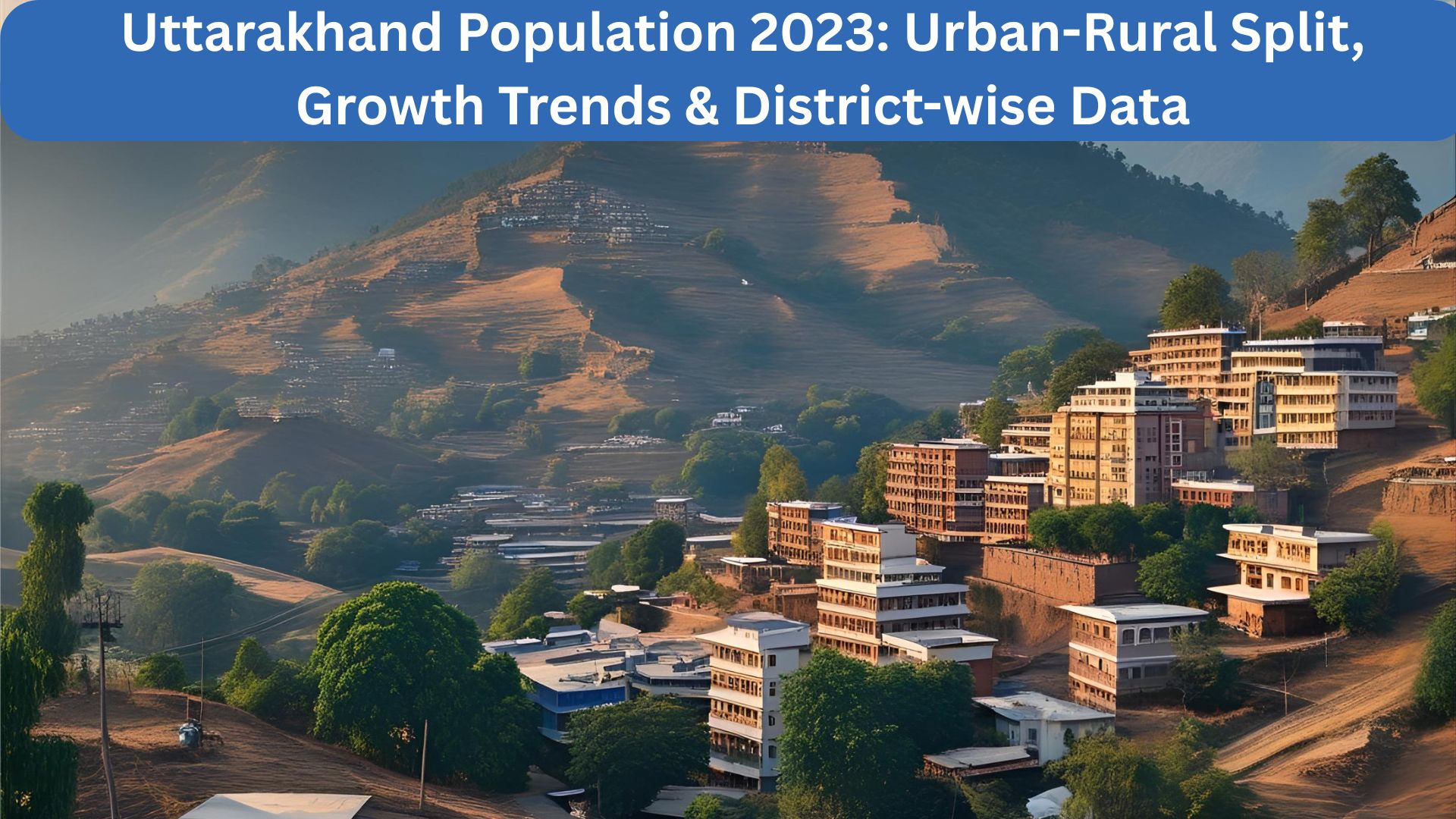 उत्तराखंड जनसंख्या 2023: ग्रामीण vs शहरी वितरण, Growth Trends और ...